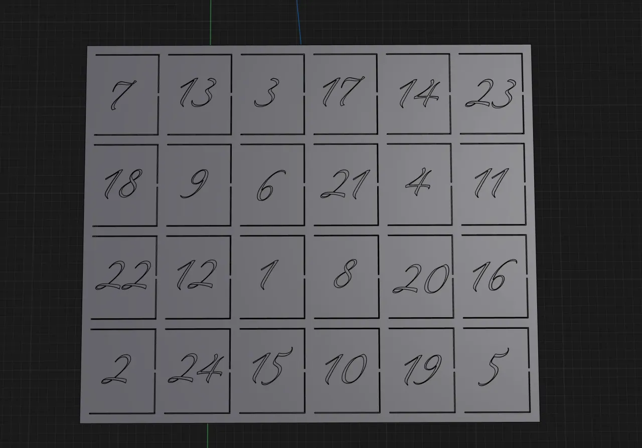 Advent Calendar by CrimsonDawn | Download free STL model | Printables.com