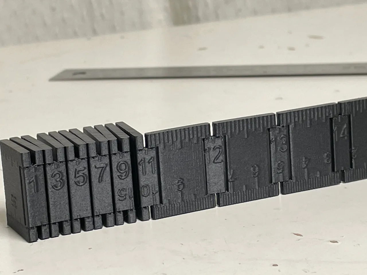 Foldable Ruler 38cm (15") by Cisco3D | Download free STL model ...