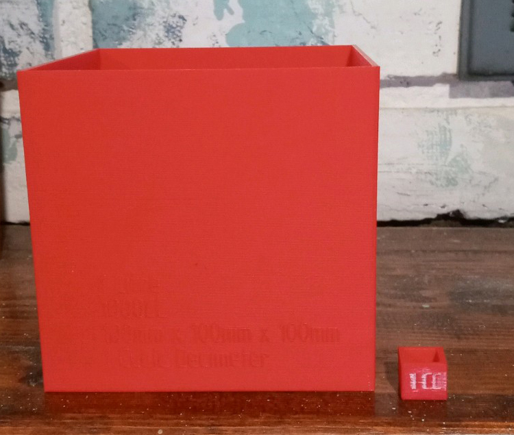 Litre and CC boxes for teaching by vhubbard | Download free STL model ...