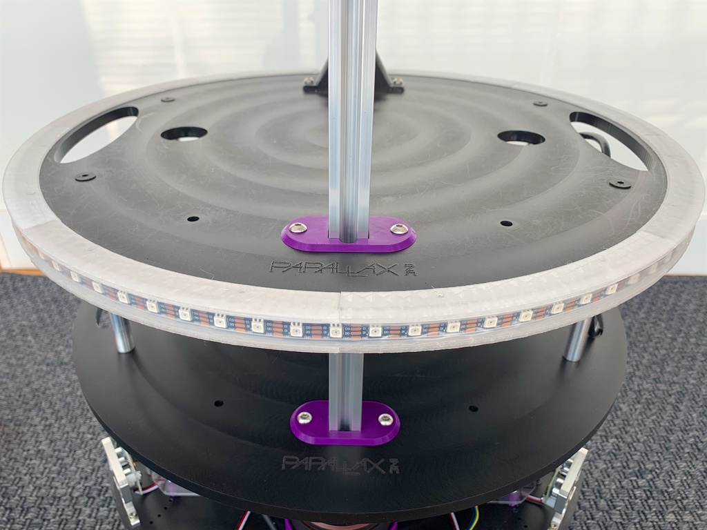 20x20mm V-Slot extrusion adapters for Parallax Arlo Robot by vatbrain | Download free STL model ...