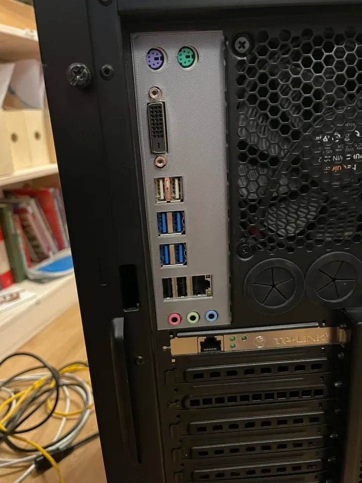 Biostar TB250-BTC I/O shield by Niwre | Download free STL model ...