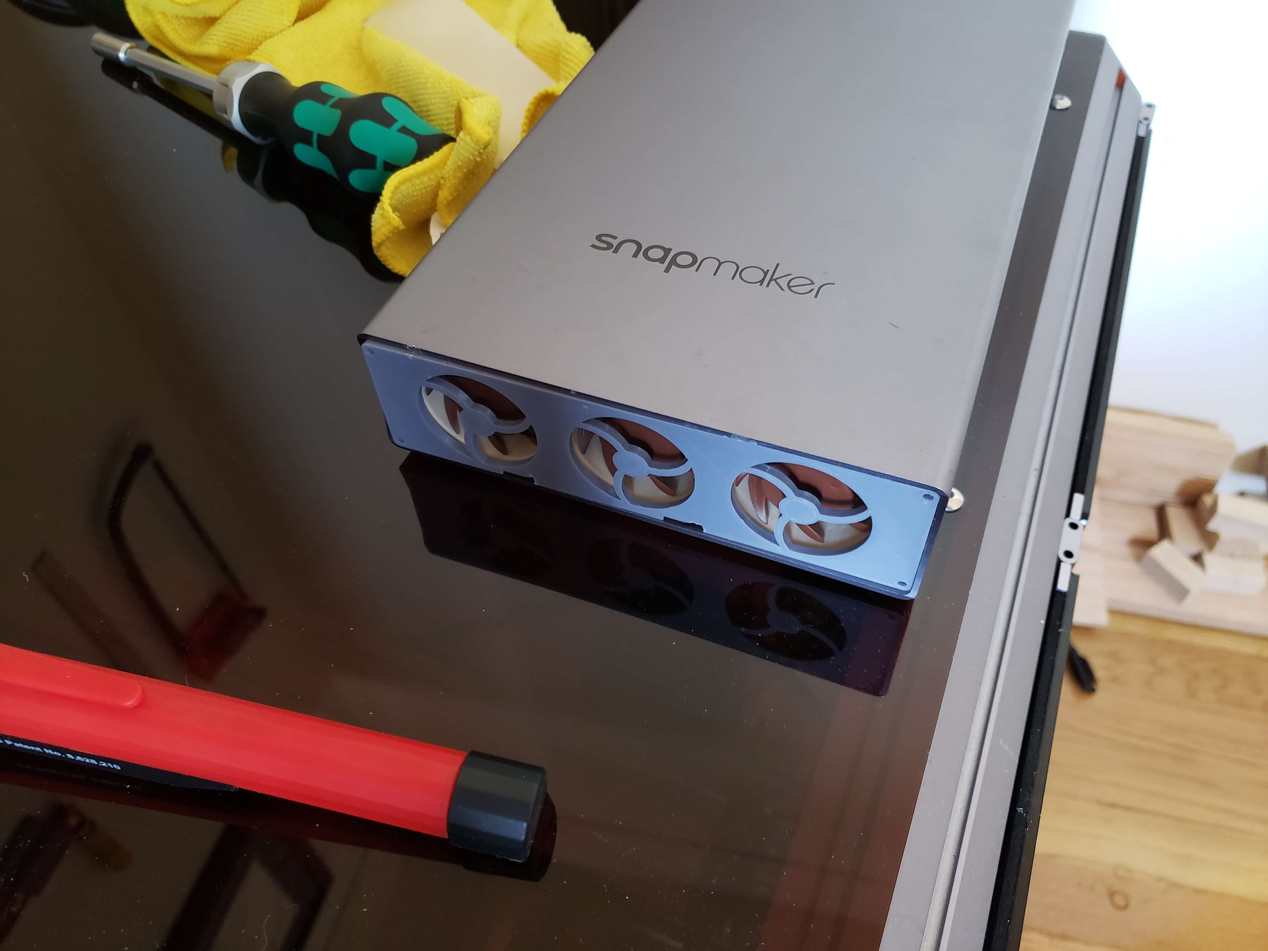 Snapmaker 2.0 Power Supply Fan Bracket by 3D Nate | Download free STL ...