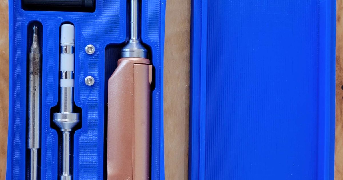 TS100 Solder Iron Case by 3D Nate | Download free STL model ...