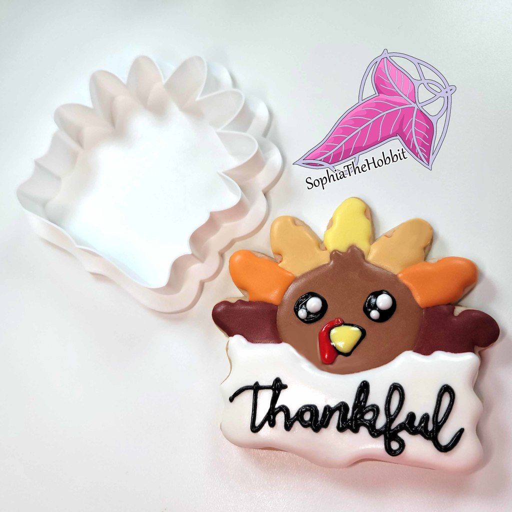 Turkey Plaque Cookie Cutter by SophiaTheHobbit | Download free STL ...