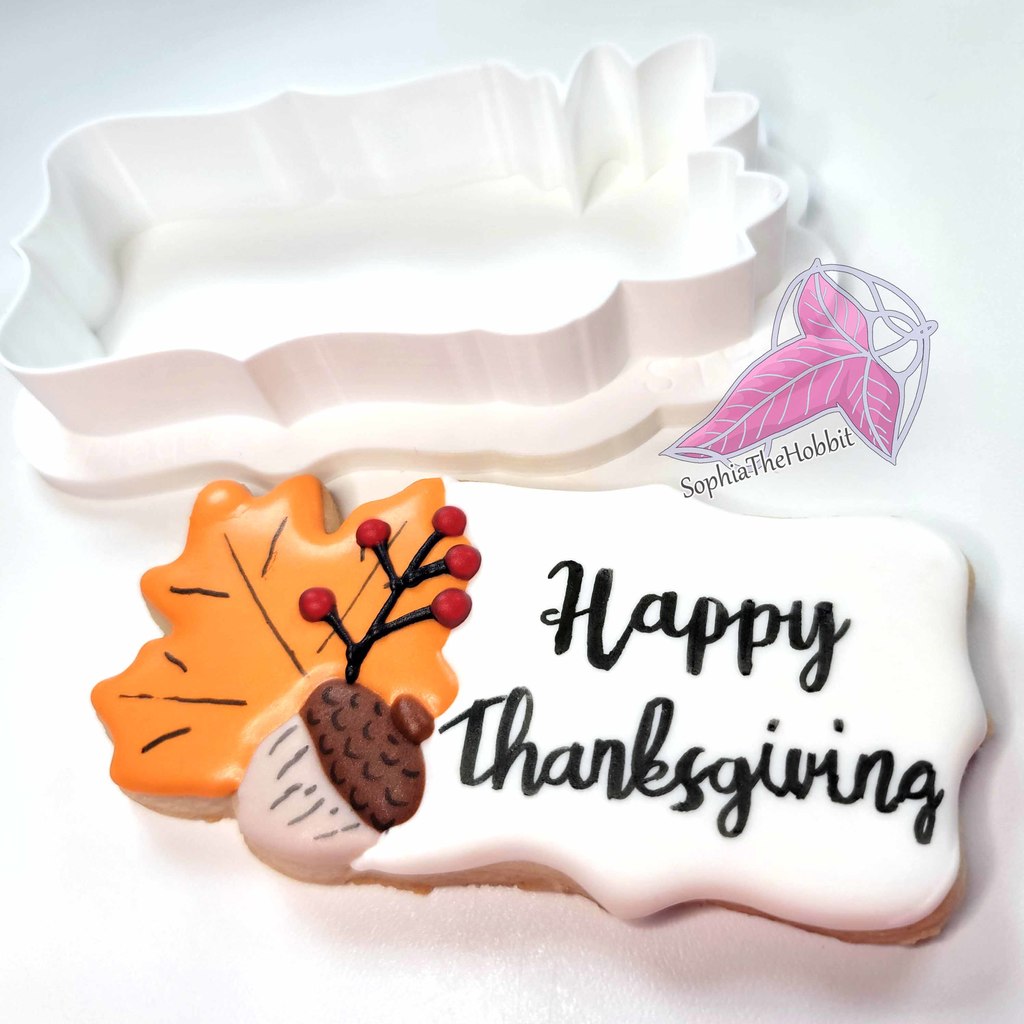 Fall Leaf Plaque Cookie Cutter by SophiaTheHobbit | Download free STL ...