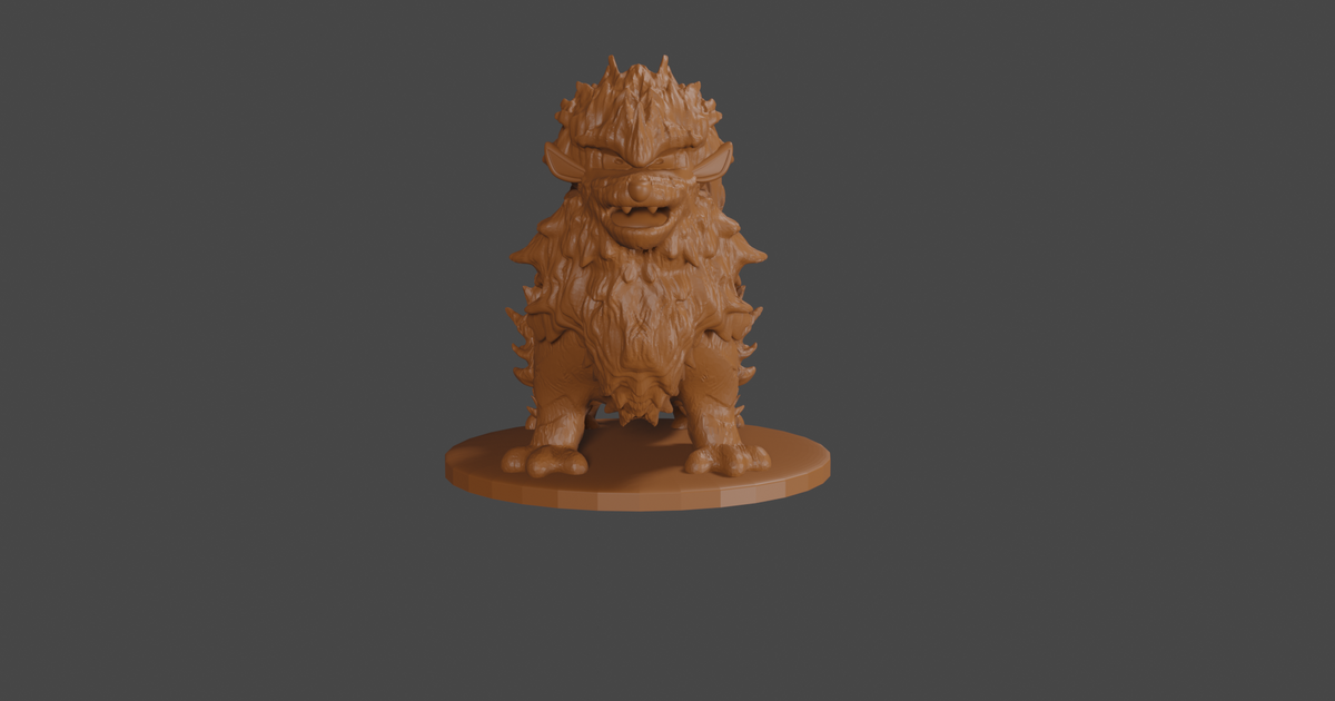 Pokemon inspired, Arcanine, Tabletop DnD miniature by ...