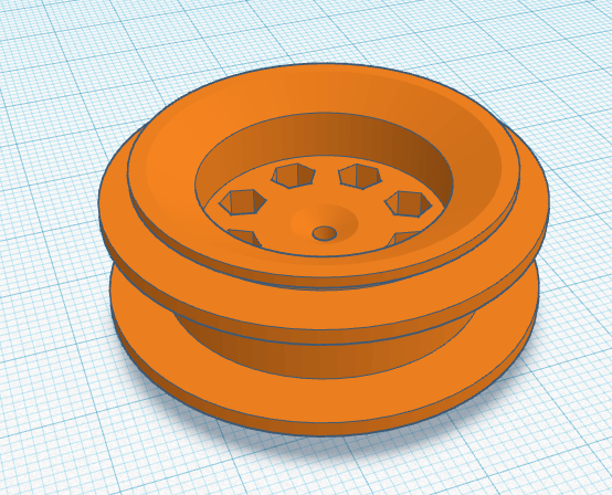 Lego 62.4x20 S Rim with 2mm motor mount by Vilkku Koo | Download free ...