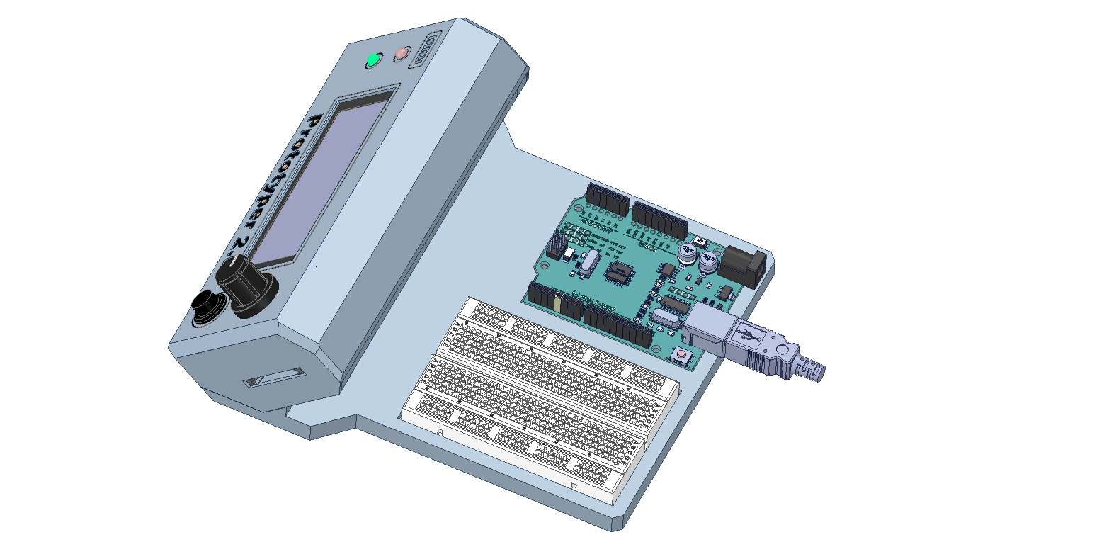 Arduino Breadboarder, Prototyper, Control and Read-out Unit by Mathieu | Download free STL model ...