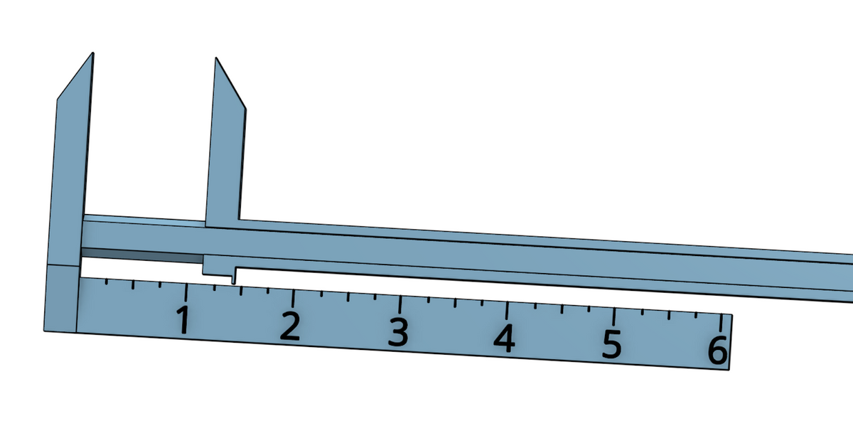 6" Easy Print Caliper by Marc Portaro | Download free STL model ...