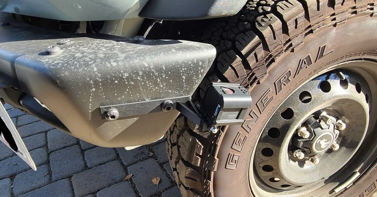 Ford Bronco modular bumper GoPro mount by dsop | Download free STL ...