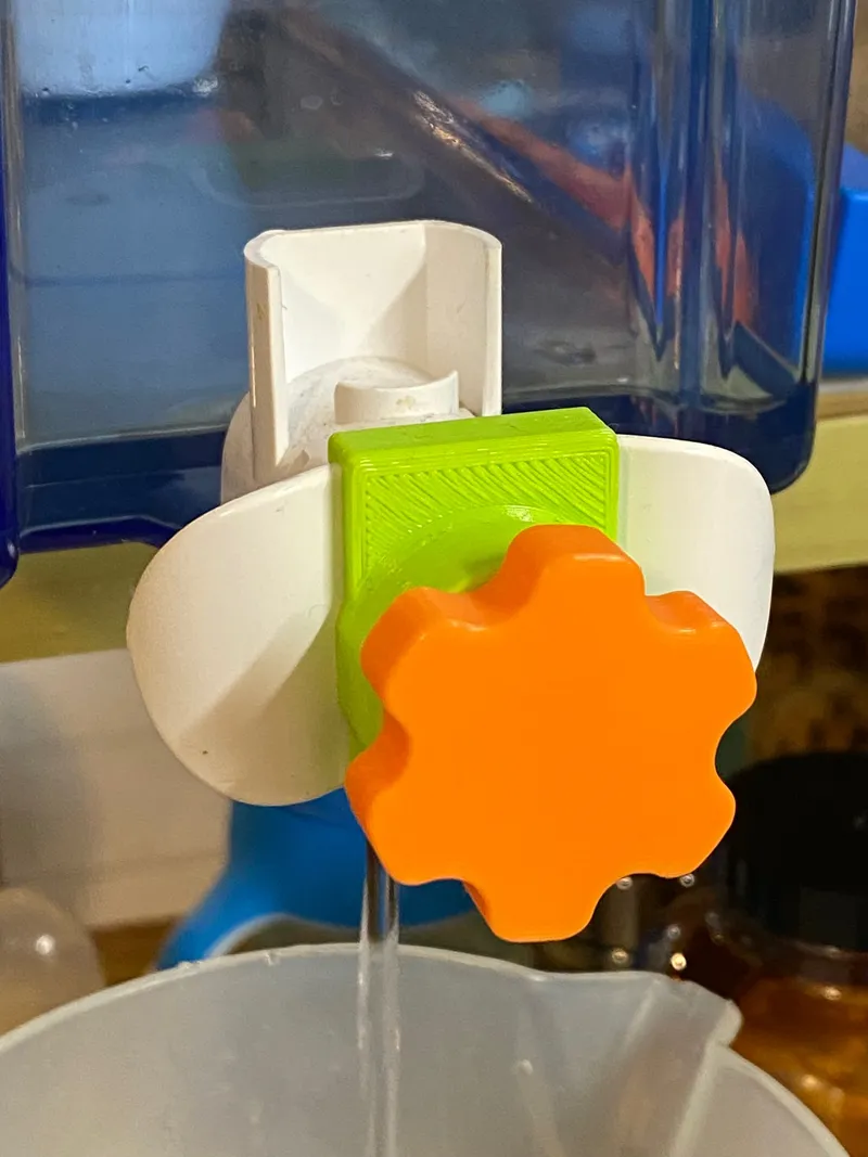 Zerowater tap button presser by avianna - MakerWorld