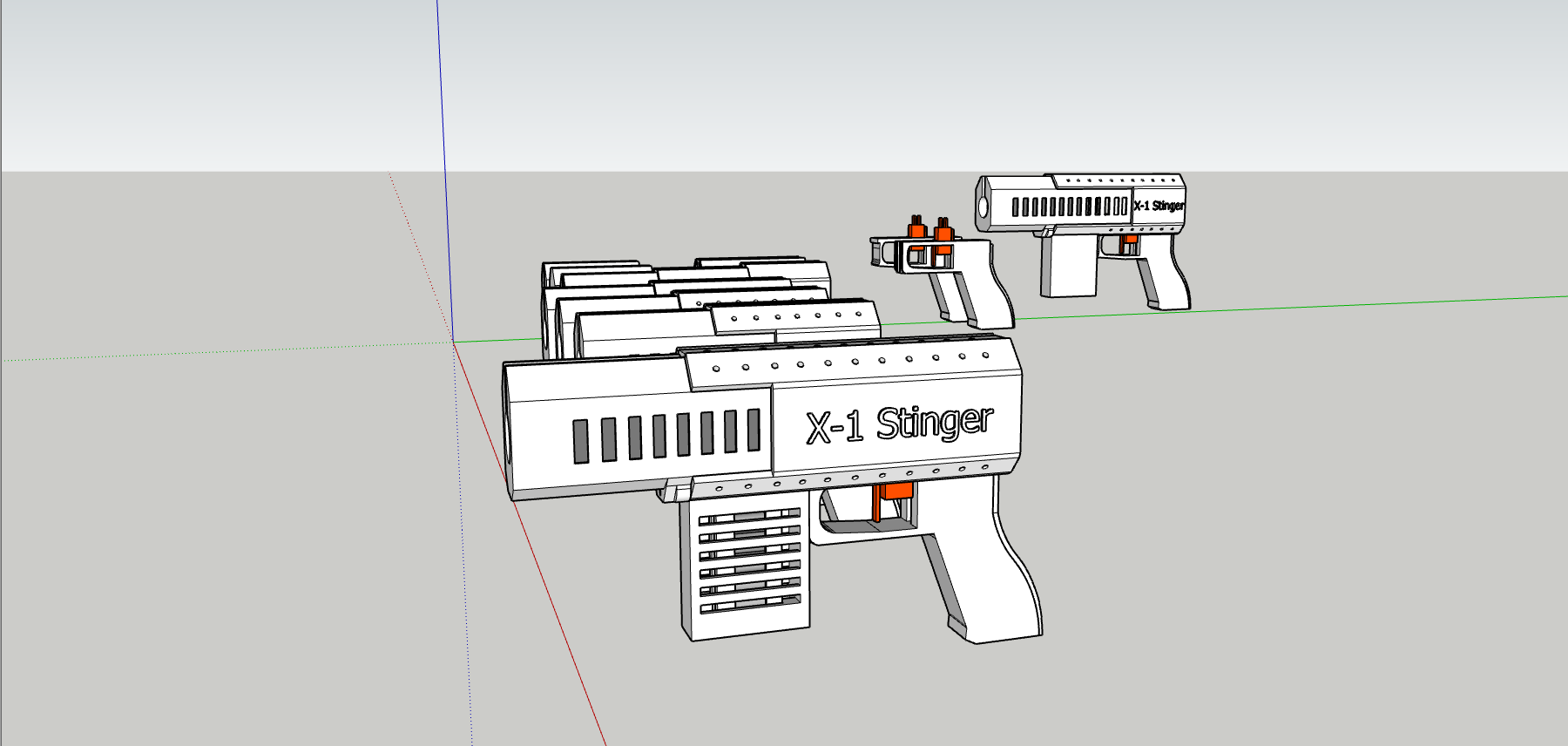 X-1 Stinger (Burning Laser Gun) by Paglia Industries | Download free ...