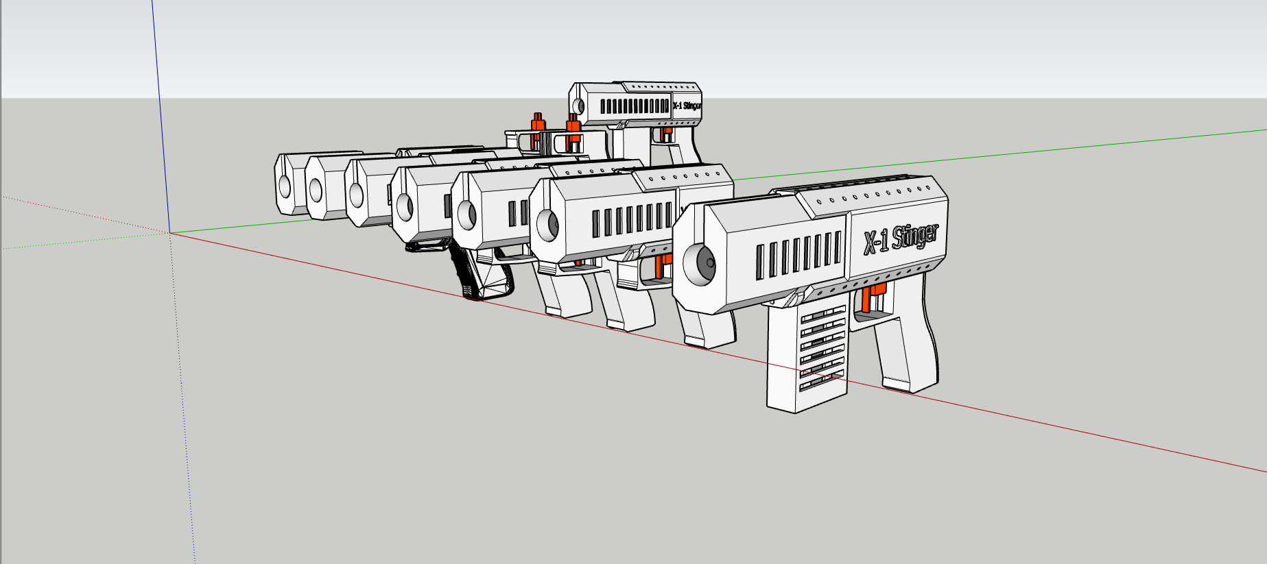 X-1 Stinger (Burning Laser Gun) by Paglia Industries | Download free ...