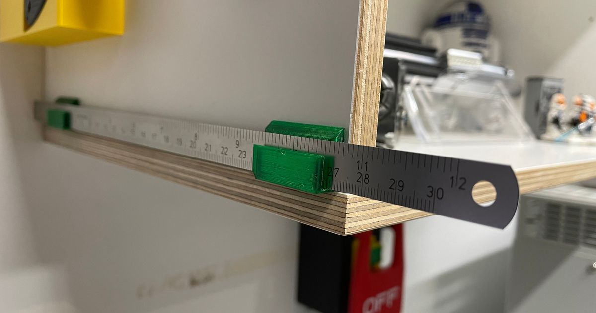 Machinists Ruler Holder - Magnetic by Drakein3D | Download free STL ...