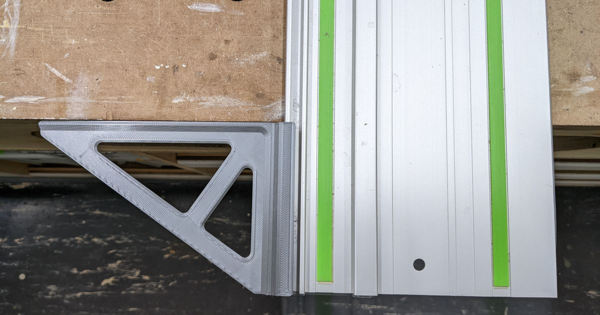 Tracksaw Square for Makita & Festool by Prateek R | Download free STL ...