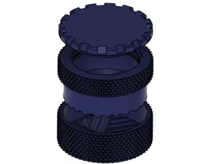 Toothless weed grinder with storage by Littletrev45 | Download free STL ...