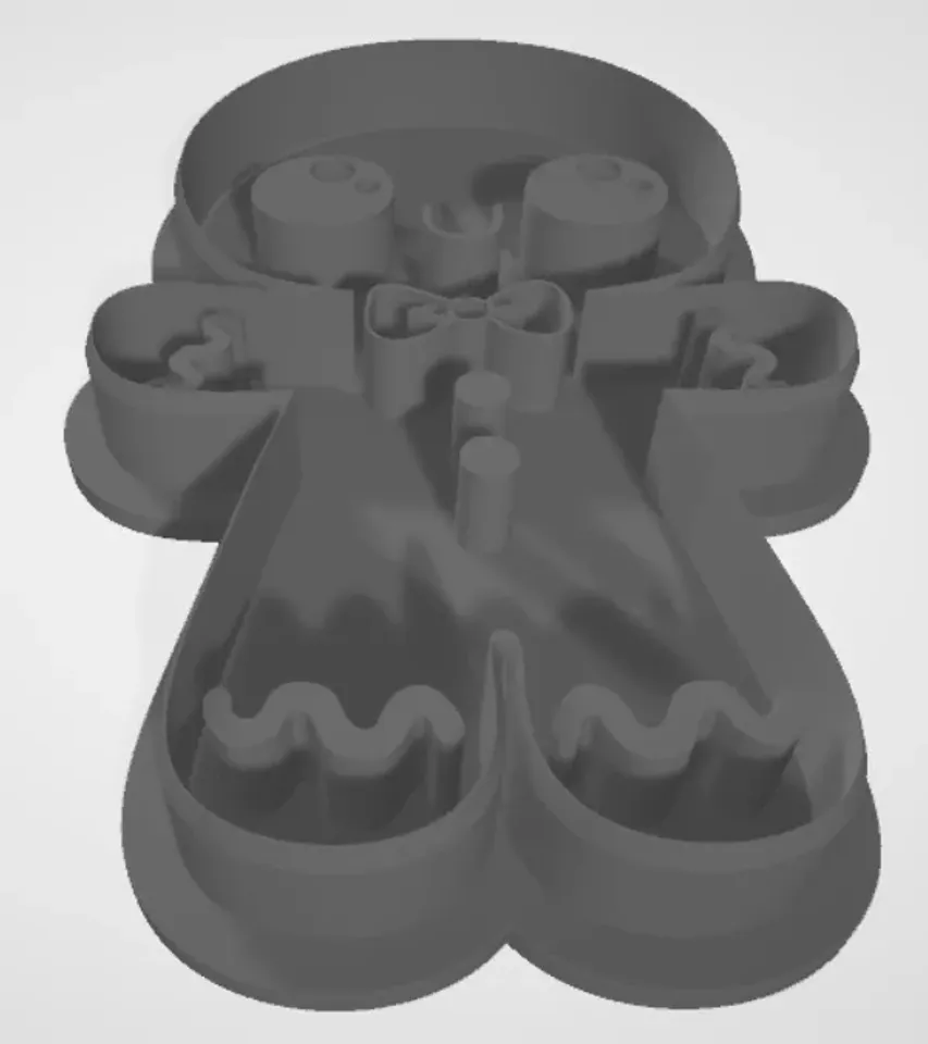 3 inch Gingerbread cookie cutter by Michael Bollman | Download free STL ...