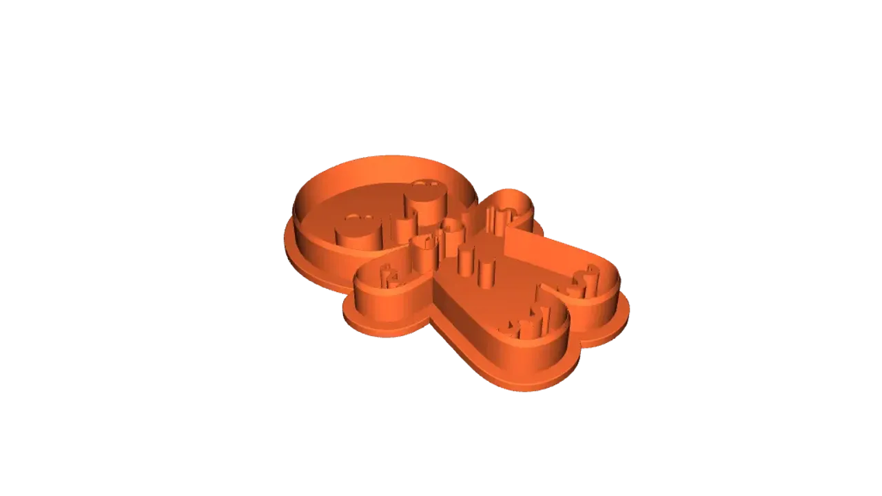 3 inch Gingerbread cookie cutter by Michael Bollman | Download free STL ...