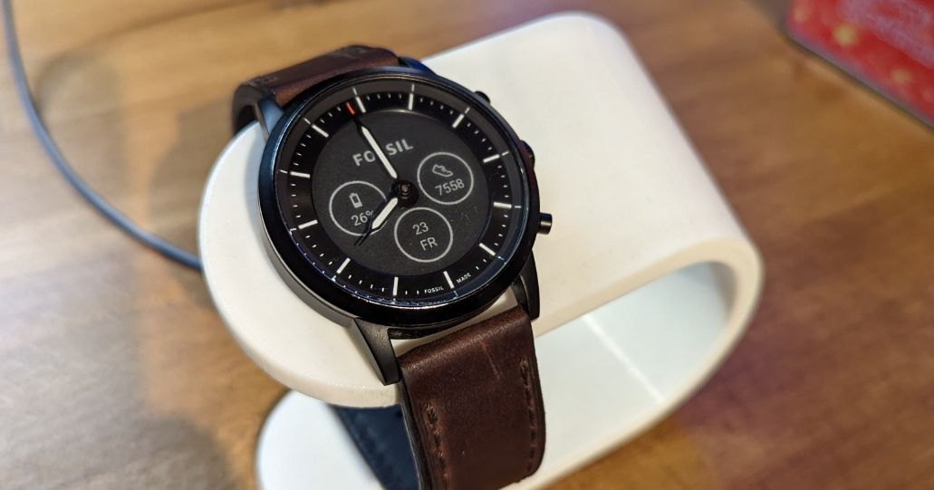 Smartwatch Stand/charger for Fossil by Markus | Download free STL model ...