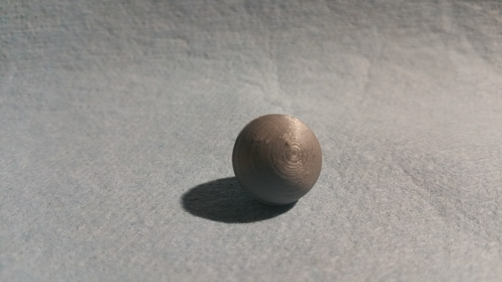 3D Printed Sphere - Ball or Marble by MrLogston | Download free STL ...
