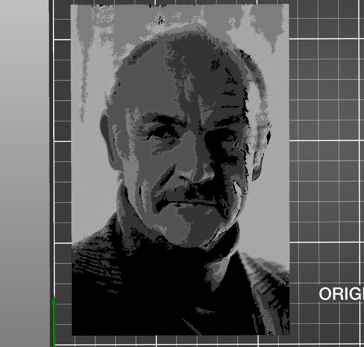Sean Connery - 5 Color w/filament changes (1 at a time) relief ...