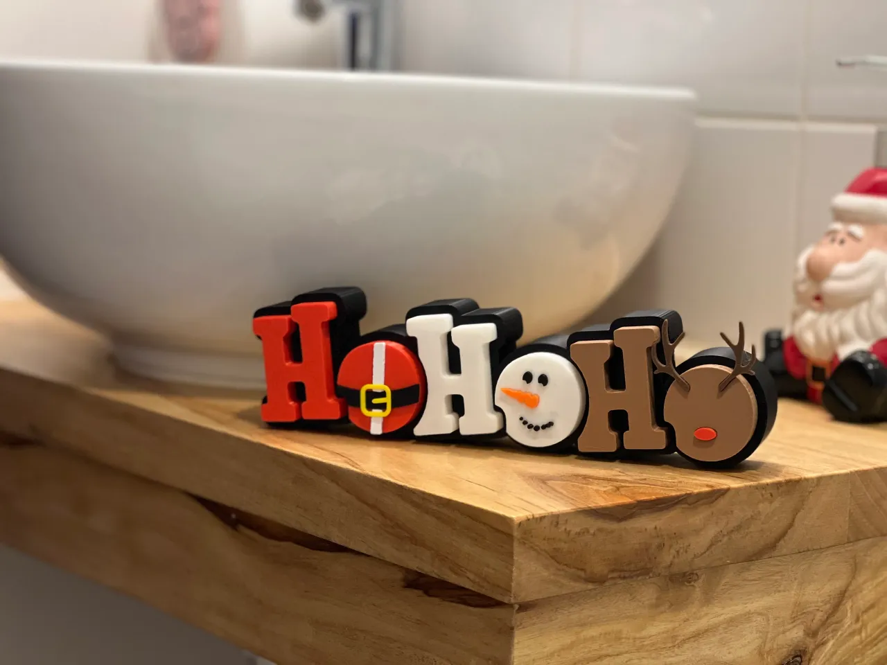 Christmas hohoho Sign by MEAFdesigns | Download free STL model ...
