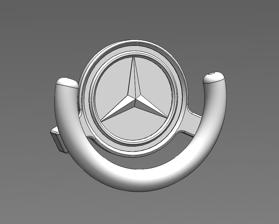 Popsocket Holder with Mercedes-Benz logo by Jonneha | Download free STL ...