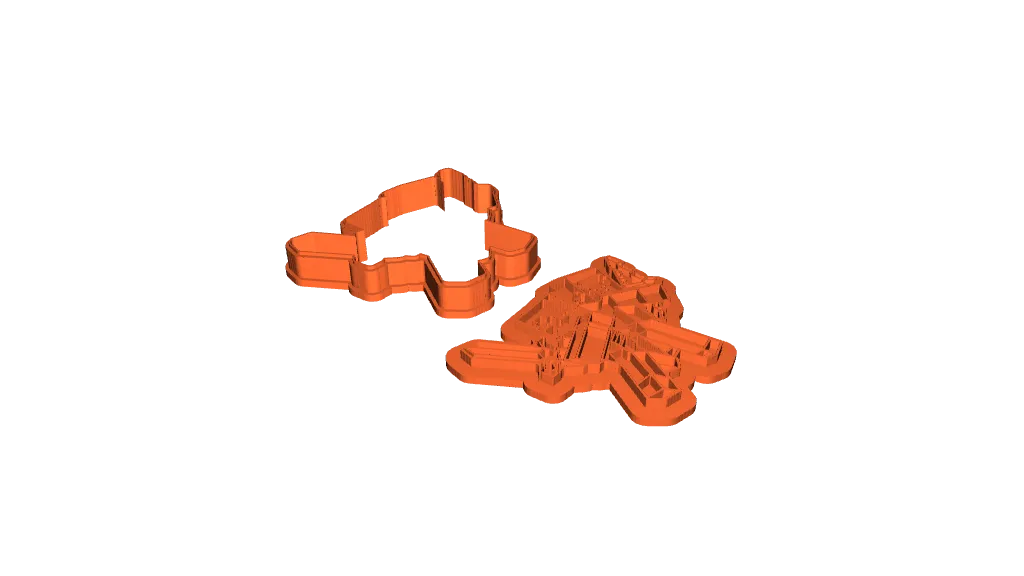 Minecraft cookie cutter inter shape by darzar | Download free STL model ...