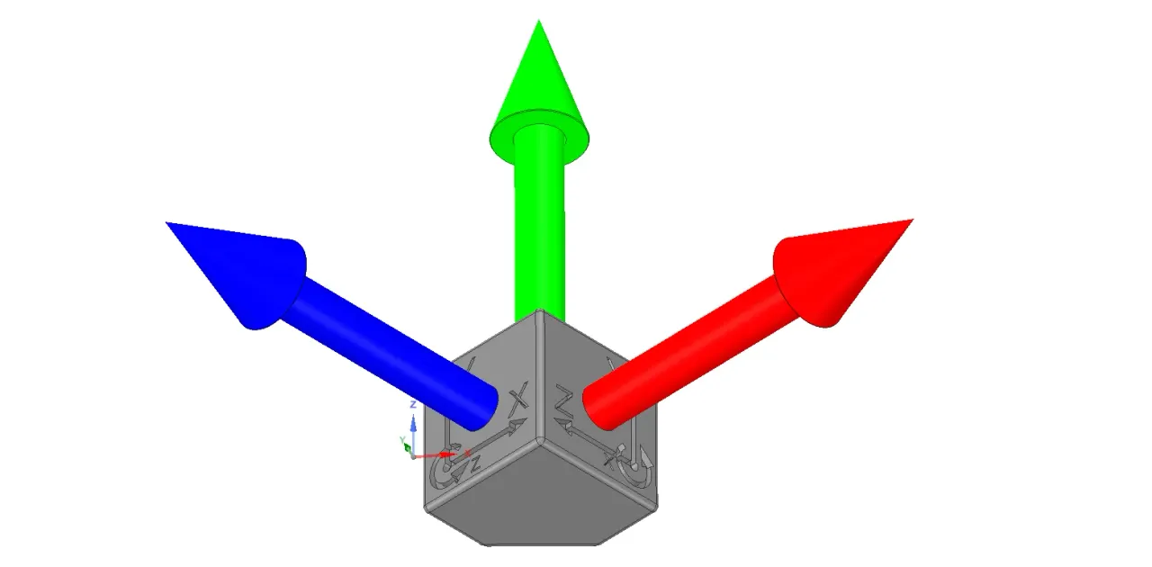 Coordinate System - Axis - Frame by Mathieu | Download free STL model ...