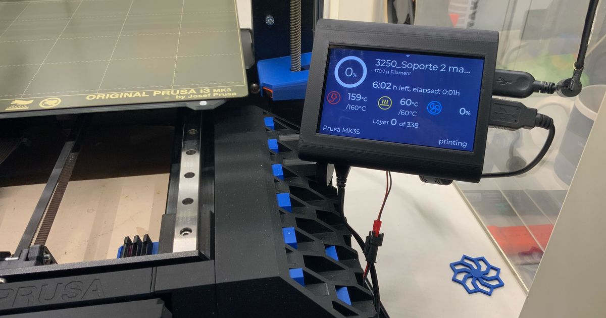 A mount for the HyperPixel Touch Screen designed to mount unto the ...