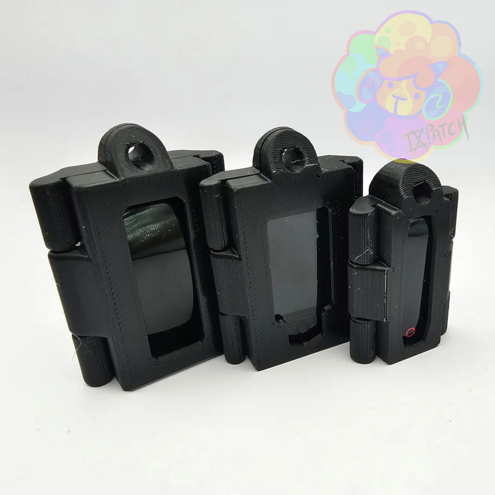 Gotcha, Evolve and Generation Keychain Cases (print-in-place) by ...