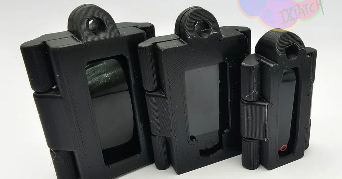 Gotcha, Evolve and Generation Keychain Cases (print-in-place) by ...