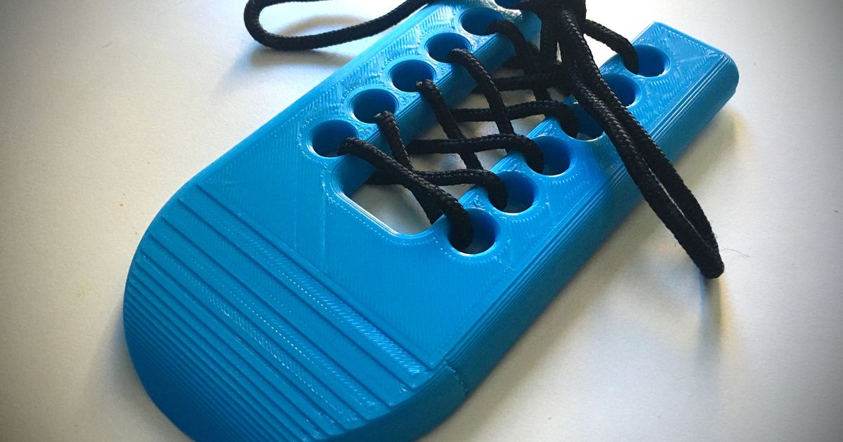 Shoe Laces Jig for Kids by JRosello | Download free STL model ...