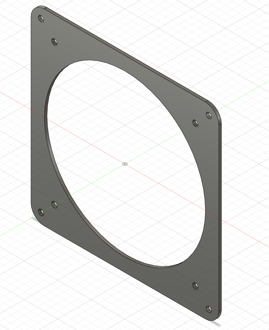 Fan Adapter 120 140mm by Markus | Download free STL model | Printables.com