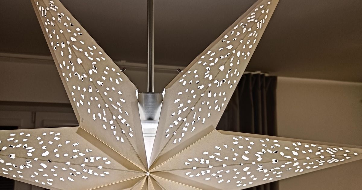 Parameterizable Ikea Stråla Christmas star adapter by PowderCZ ...