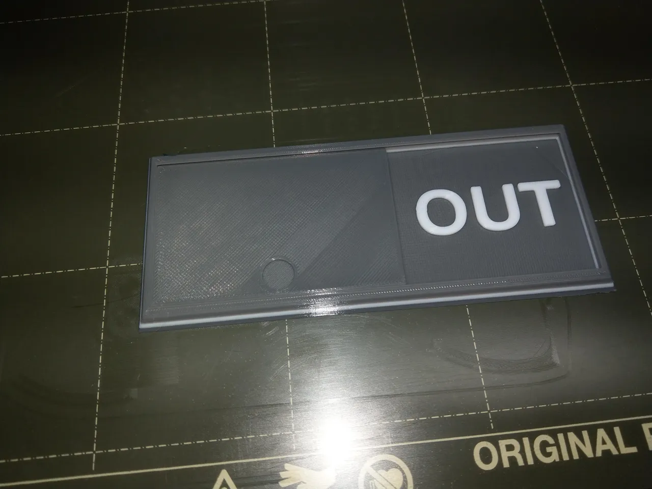 Slider Sign - On/Off, In/Out, Yes/No by kaje | Download free STL model ...