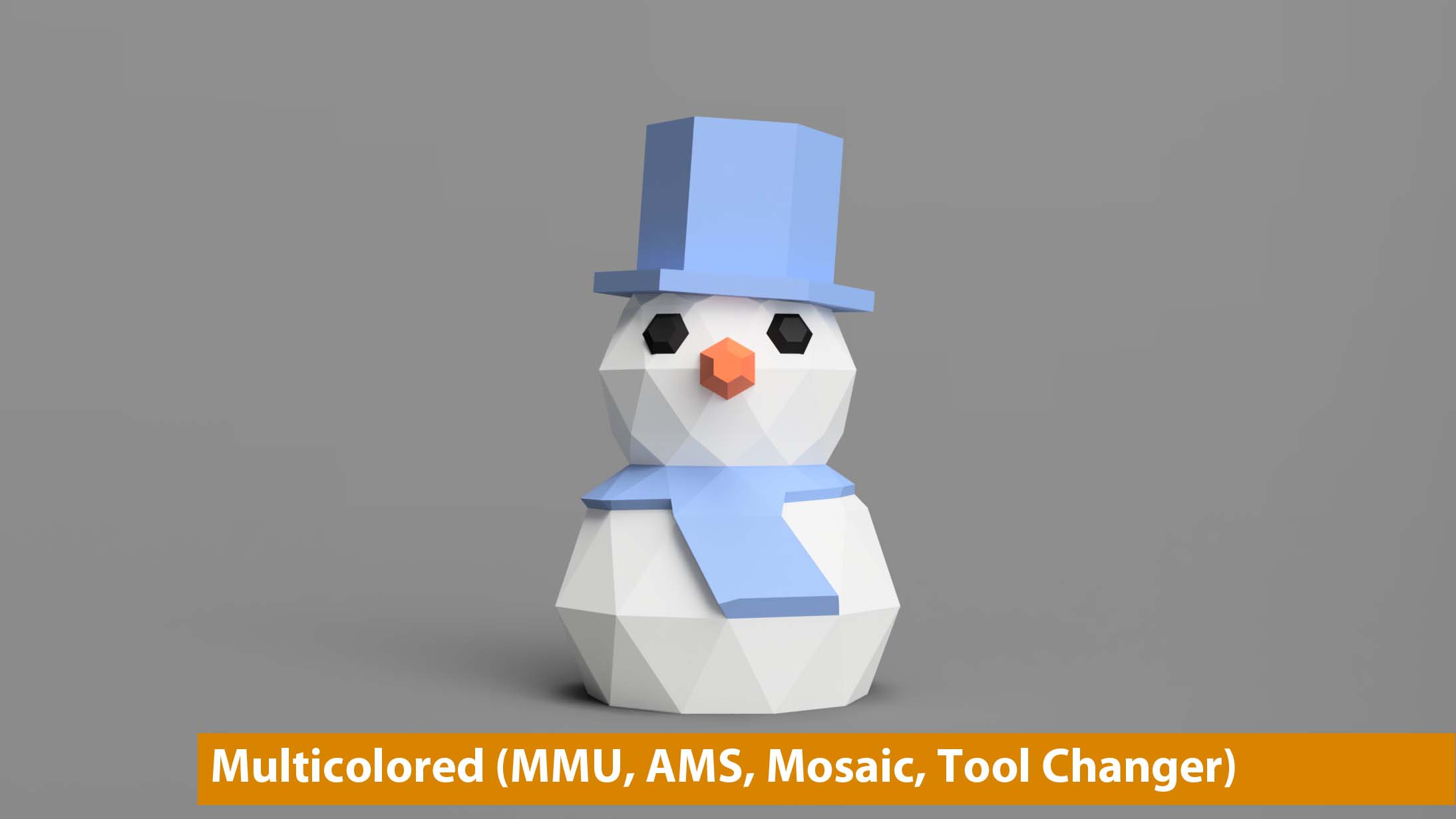 Snowman 01 (MC) by Wilko | Download free STL model | Printables.com