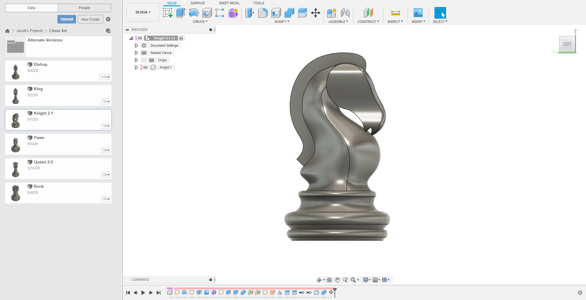 Chess Set by Jacob G | Download free STL model | Printables.com