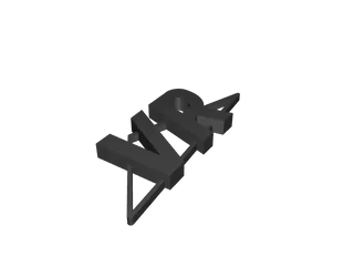 VR logo + keychain by JL Creative Studio | Download free STL model ...