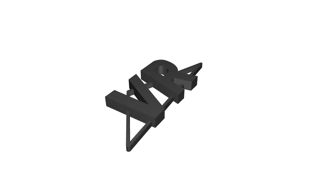 VR logo + keychain by JL Creative Studio | Download free STL model ...