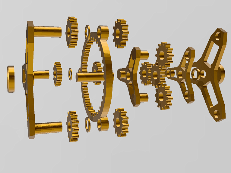 Gear spinner by Thorin Oakenshield | Download free STL model ...