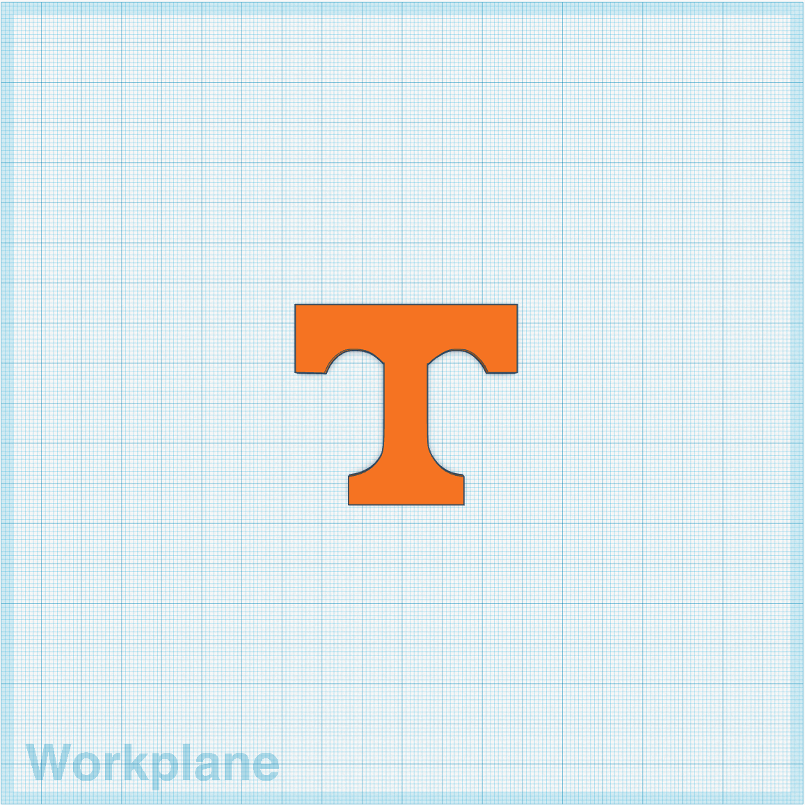 Tennessee Volunteers T by Braden Wingfield | Download free STL model | Printables.com