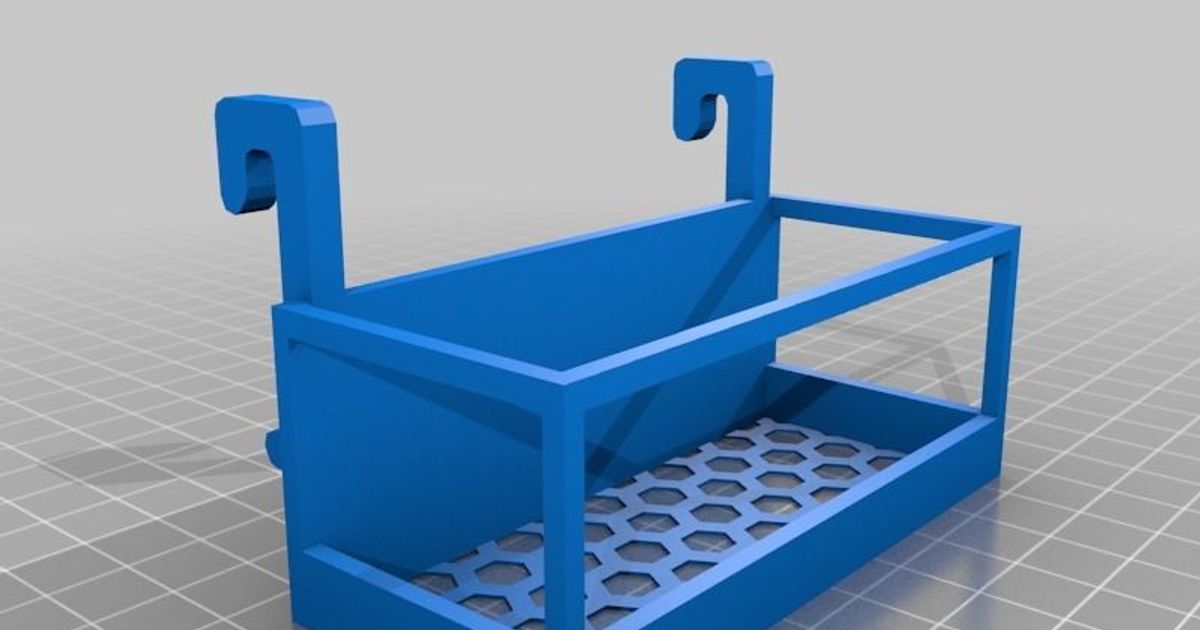 IKEA Skadis pegboard tray by oisin | Download free STL model ...