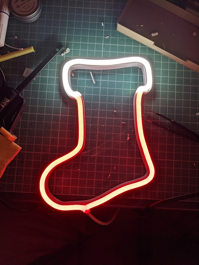 Stocking LED Flex Rope Light Decoration by bgoodwin | Download free STL ...