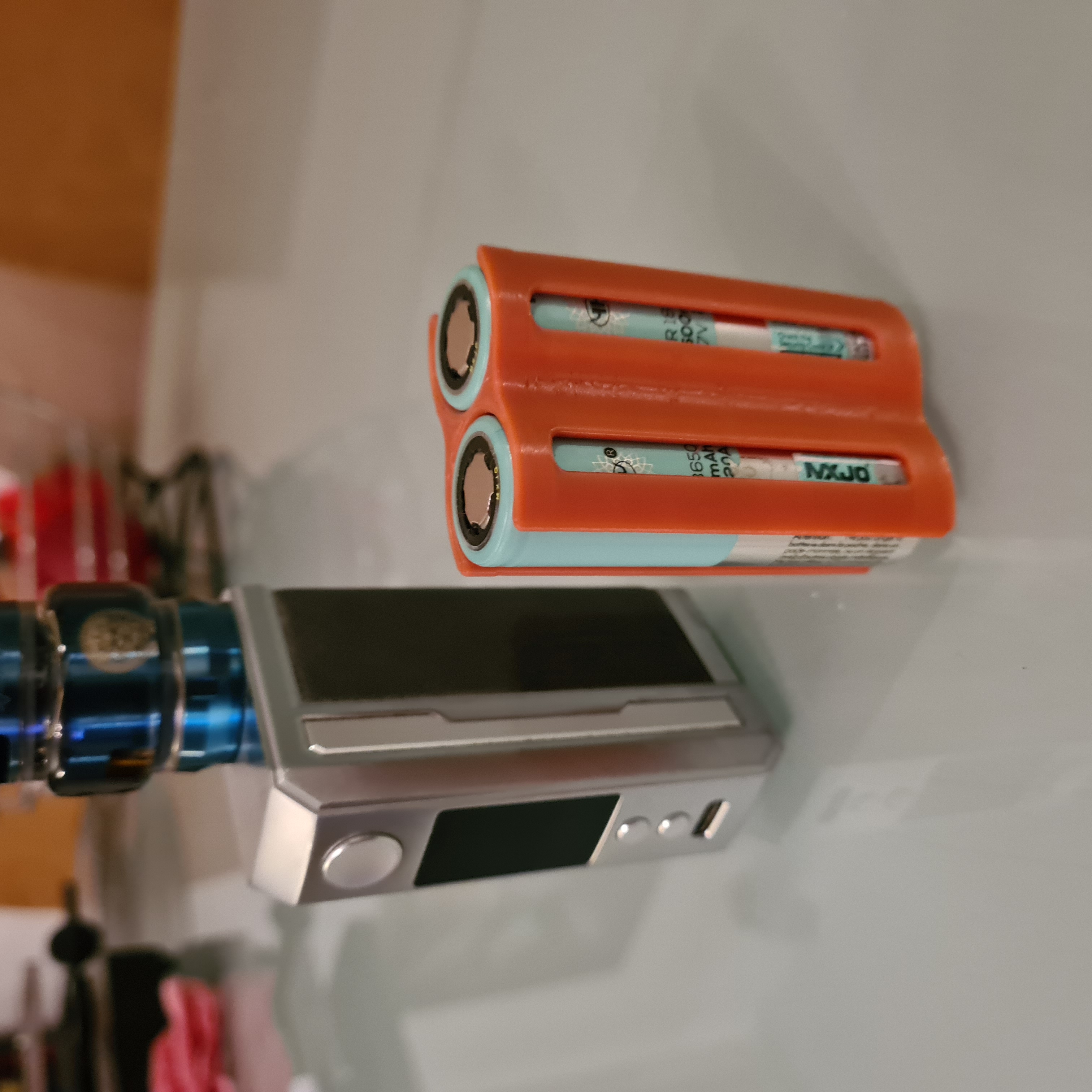 18650 dual batteries open case by Laguite | Download free STL model ...