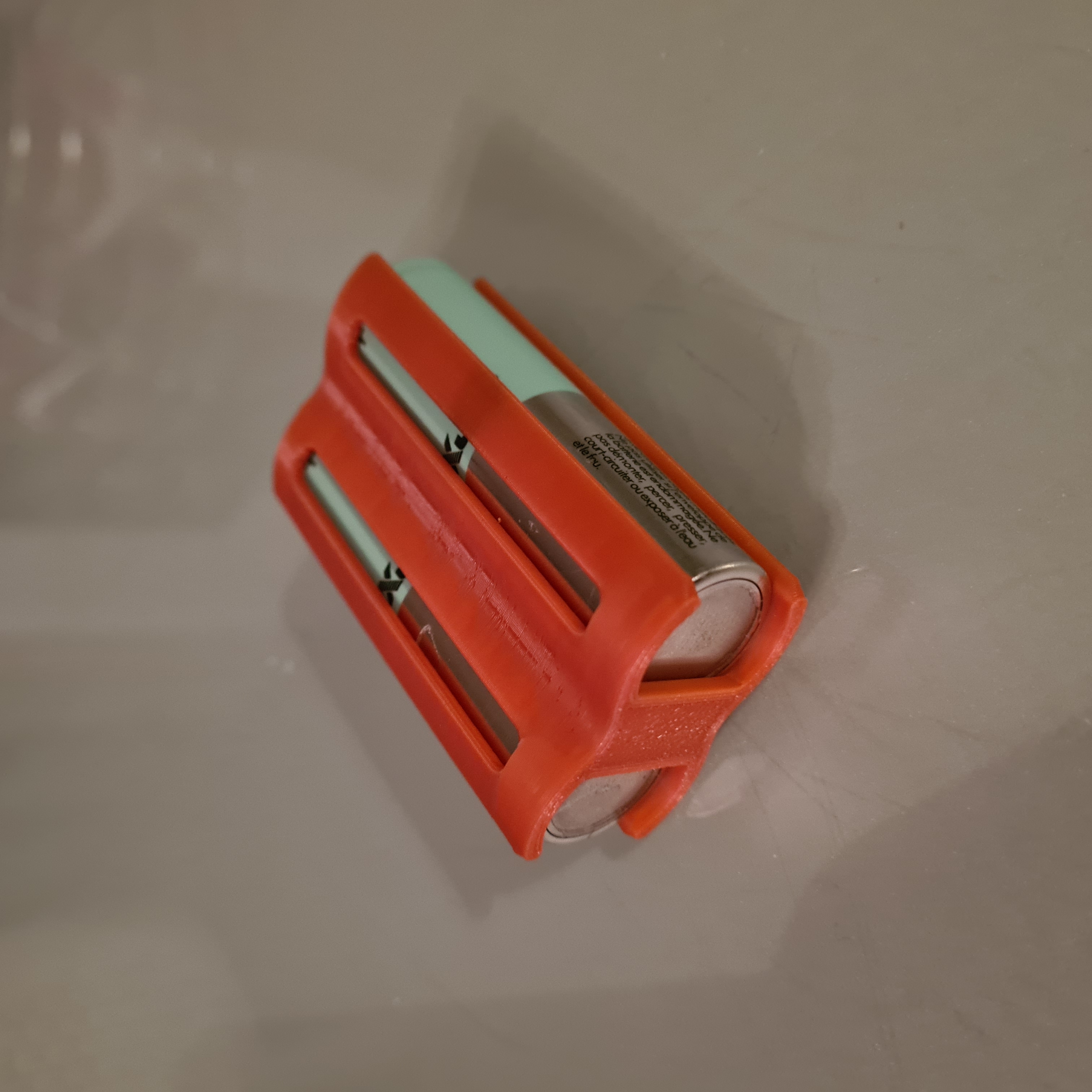18650 dual batteries open case by Laguite | Download free STL model ...