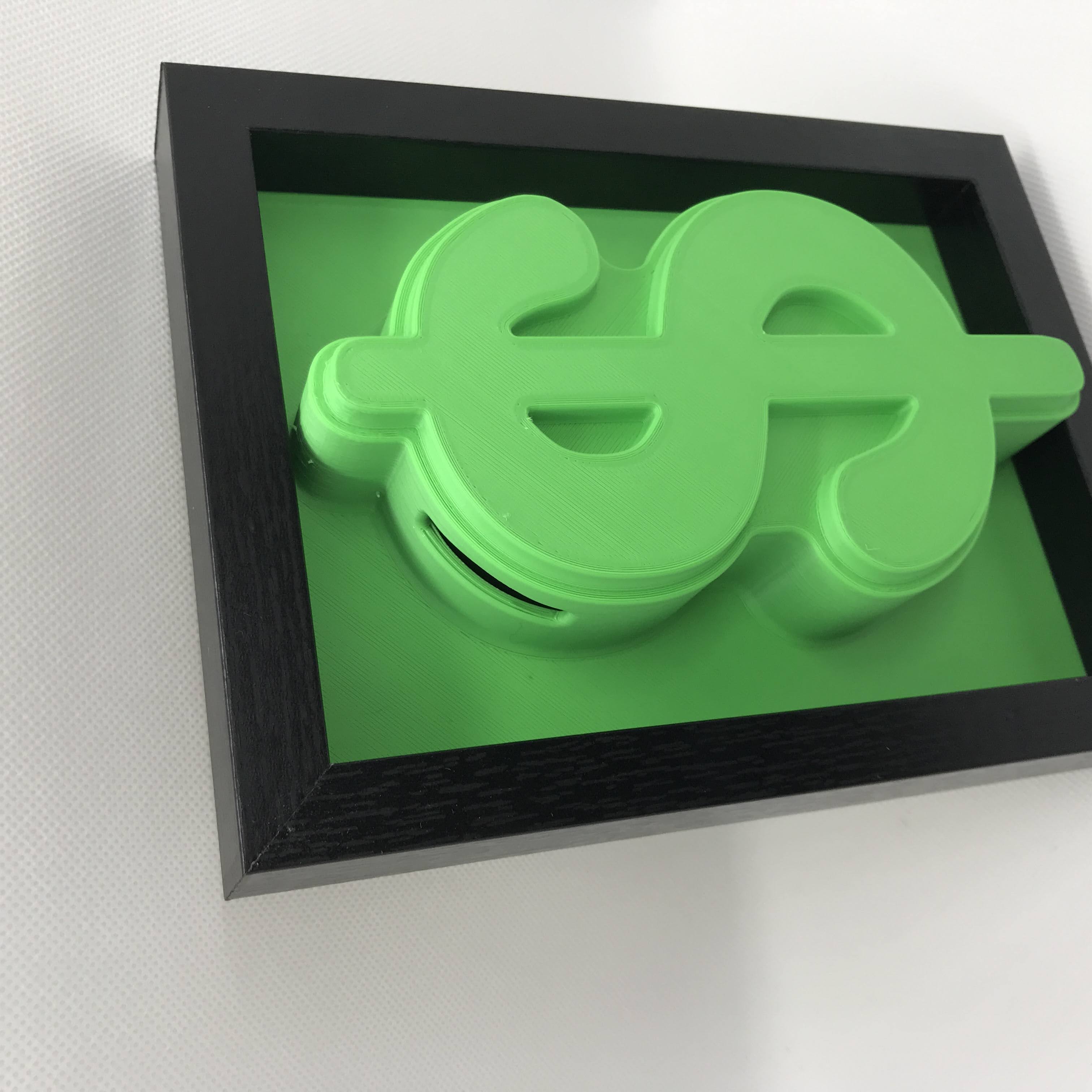 Dollar Sign PiggyFrame by The 3D Smith | Download free STL model ...