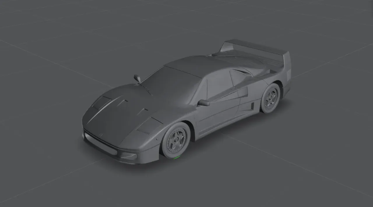 Ferrari F40 by airnozzle | Download free STL model | Printables.com