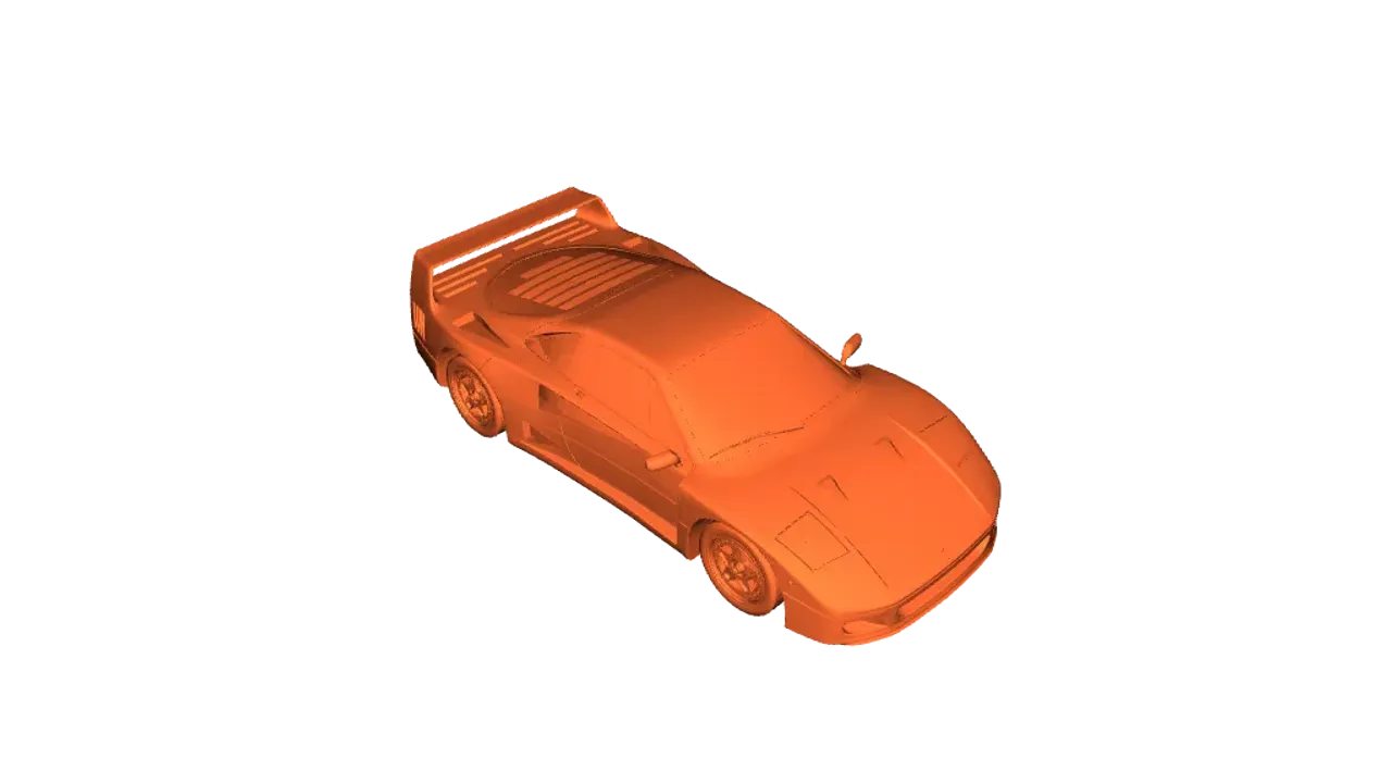 Ferrari F40 by airnozzle | Download free STL model | Printables.com
