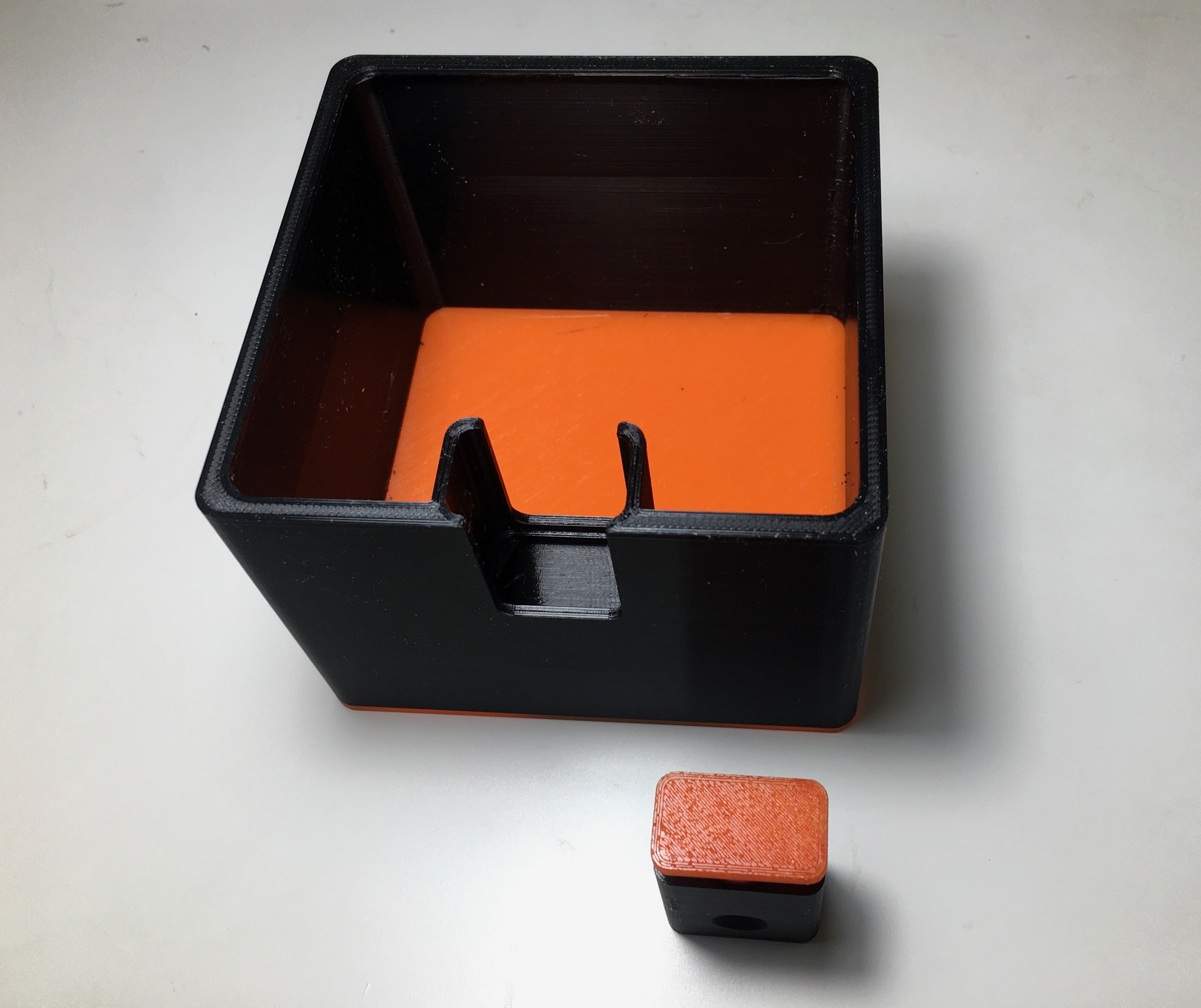 Trash bin for 45° filament cutter by Marcurio | Download free STL model ...